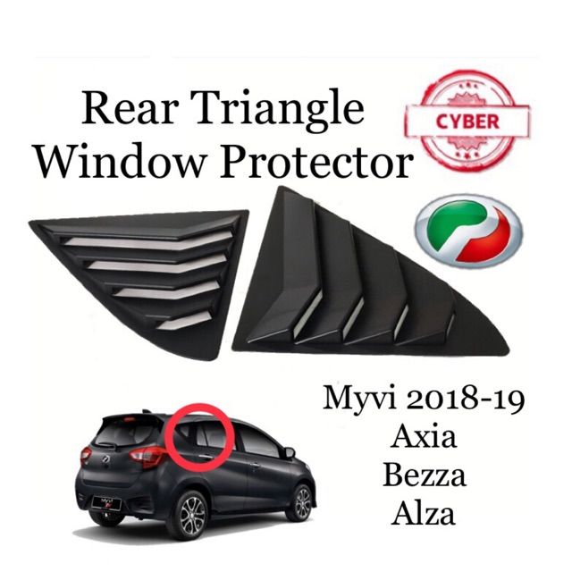 Perodua Ativa/Myvi 2018-2021/Axia/Bezza/Alza Rear Window Triangle ...