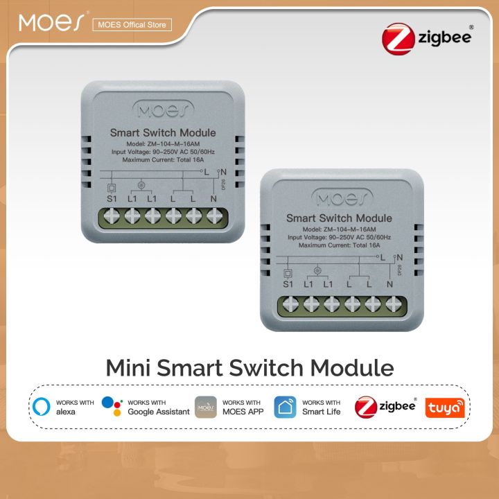 MOES Tuya ZigBee Smart Switch Module Electricity Consumption Monitor ...