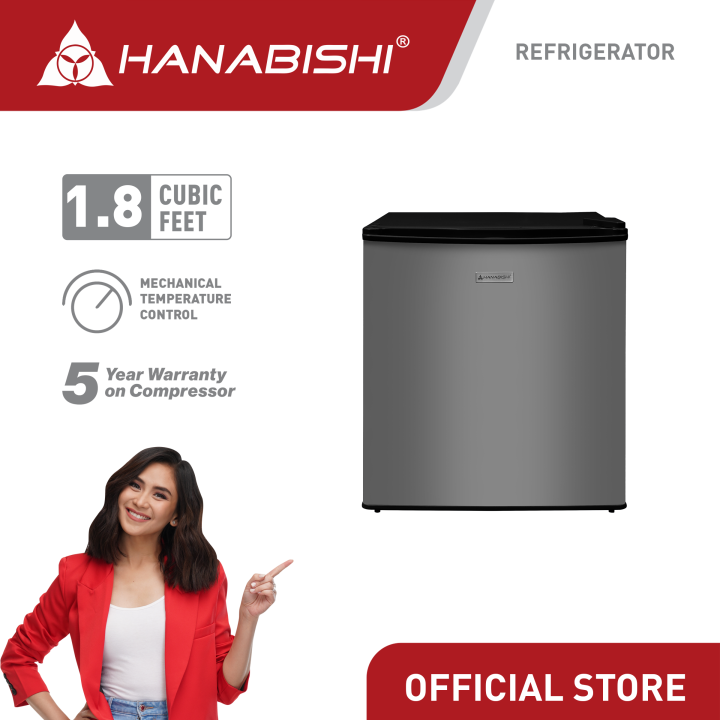 Hanabishi Single Door Refrigerator HASREF18 Personal Refrigerator 1.8 ...