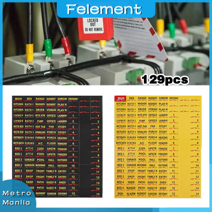 1 sheet Electrical Box Panel Label Sticker Circuit Breaker ...