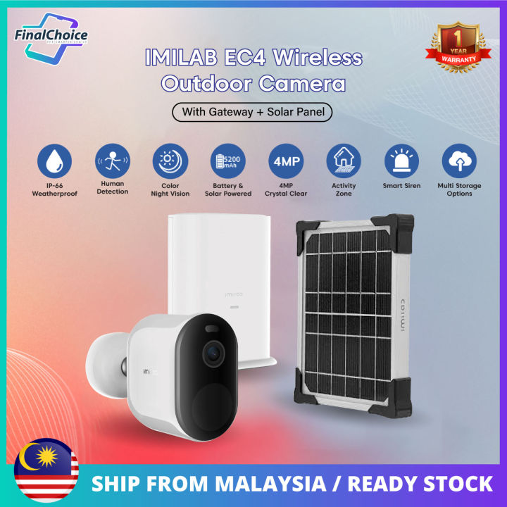 [Global Set] IMILAB EC4 2.5K Ultra-Clear Human Detection Infrared Night ...