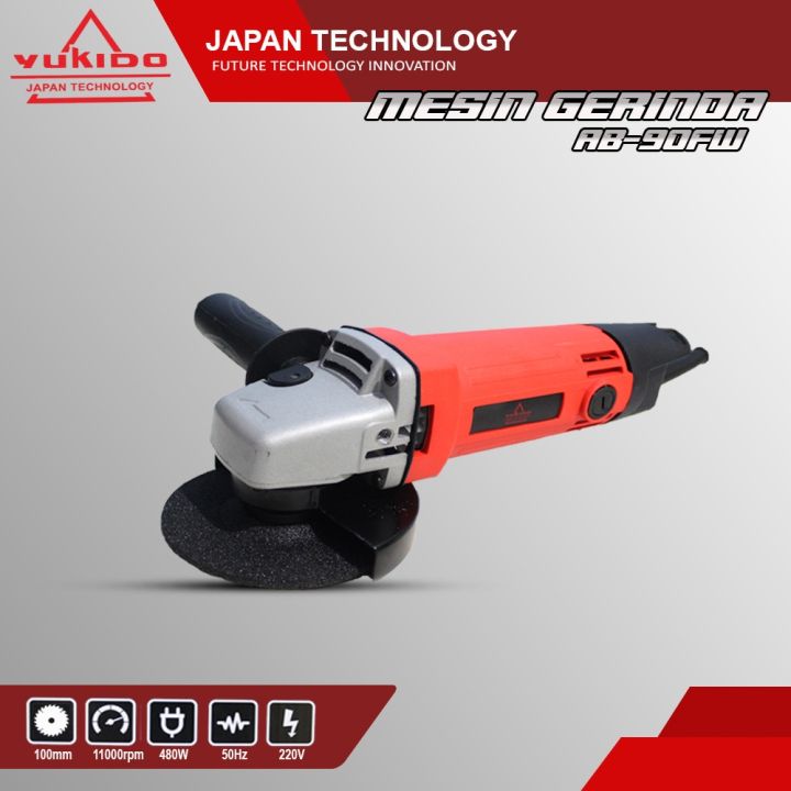 MAKITA Mesin Gerinda Maktec MT90 Mesin Disc Grinder Gerinda Tangan ...