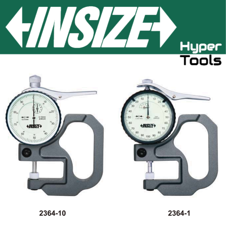 INSIZE Thickness Gauge / Thickness Gage 0-10mm / 0-1mm (Model: 2364-10 ...
