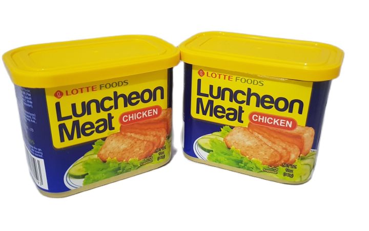 Lotte Foods - LUNCHEON MEAT - Chicken Flavor (pack of 2 pieces x 340 grams) | Lazada PH