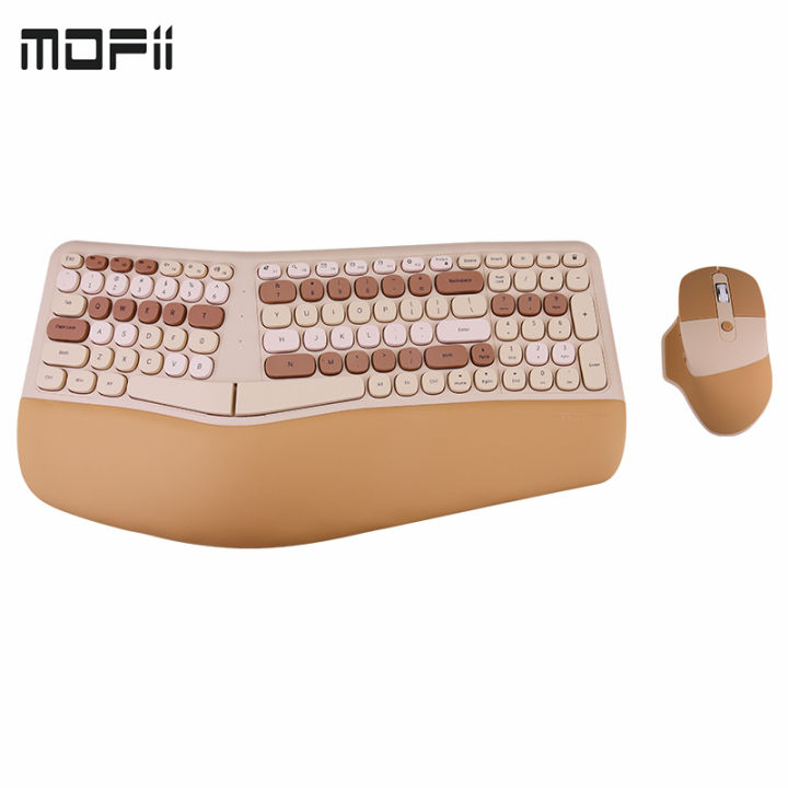 FANTASY E LIFE MOFII NOMI Ergonomics Wireless Keyboard and Mouse Set ...