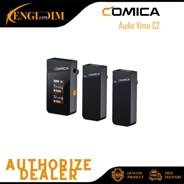 Comica Audio Vimo C2 Mini 2-Person Wireless Microphone System for ...