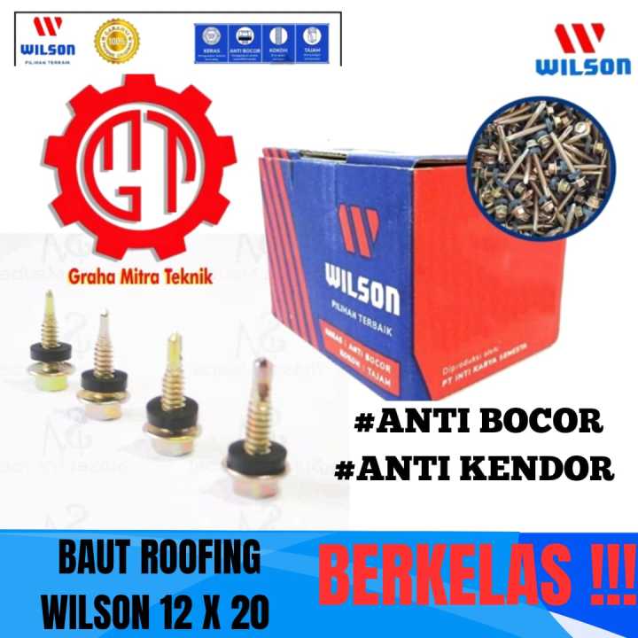 JUAL SEKRUP WILSON 12 X20 H BAUT BAJA RINGAN SEKRUP ROOFING WILSON ...