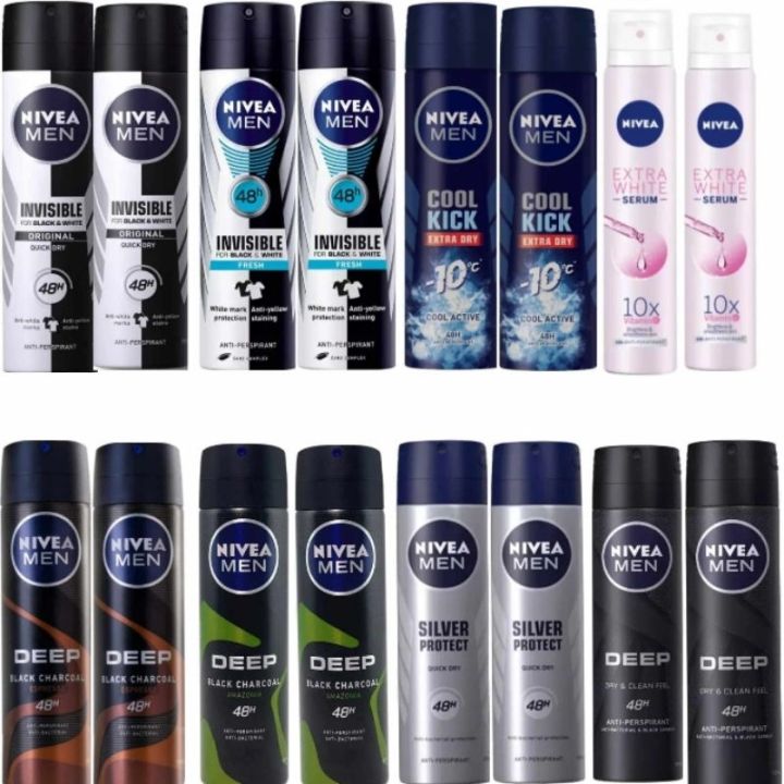 [BUY 1 TAKE 1] NIVEA Men & Women Anti Perspirant Spray 150ml | Lazada PH