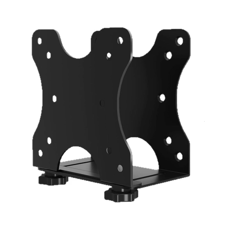 Small PC Mount Bracket Adjustable Mounting Space Saving Computer Holder ...