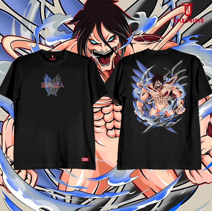 UNIQ.PRINTS EREN ATTACK ON TITANS GRAPHIC COTTON TSHIRT FOR MEN AND ...