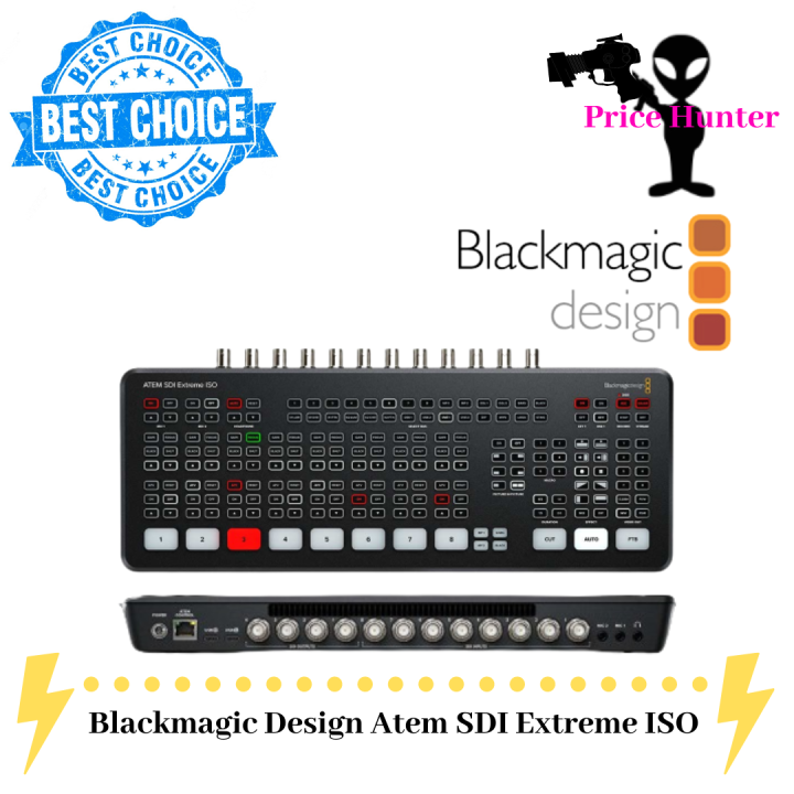 Blackmagic Design ATEM SDI Extreme ISO SDI Video Mixer with Streaming ...