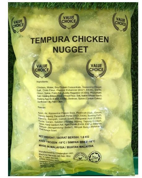 [Halal] Value Choice Tempura Chicken Nugget - 1kg | Lazada