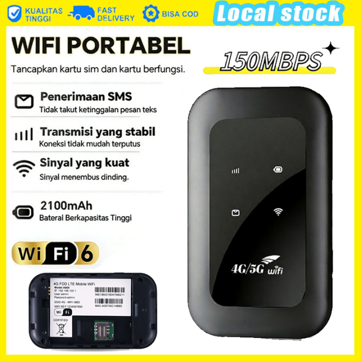 MF800-5 Mifi Modem wifi 5G All Operator sim card 150Mbps with 2100mAh ...