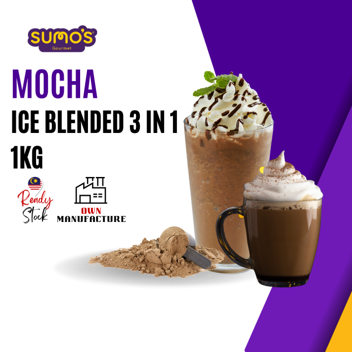 sumo's 3 in 1 Mocha Ice Blended Mix - 1kg Ready Stock Halal | Lazada