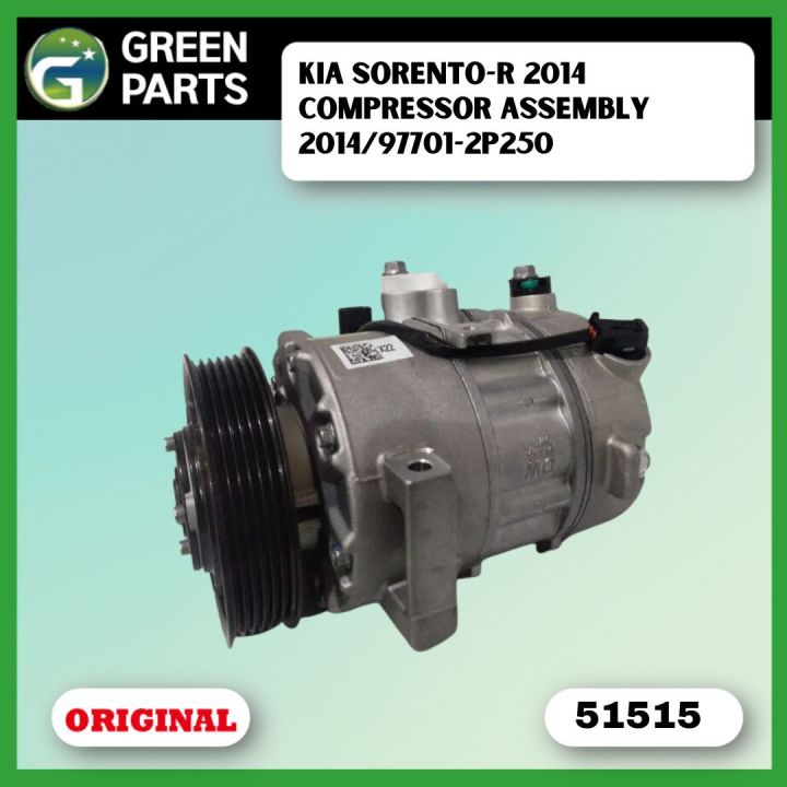 COMPRESSOR ASSEMBLY -AIRCON FOR KIA SORENTO-R (ORIGINAL ) DIESEL ENGINE ...