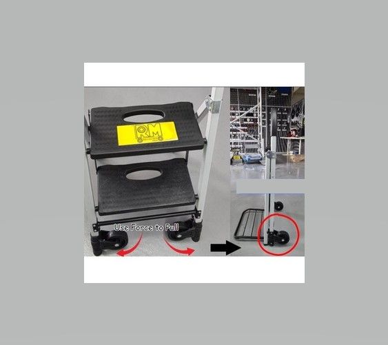 2,3,4 STEP GOOD QUALITY SOLID FOLDABLE STEEL TROLLEY LADDER / TANGGA ...