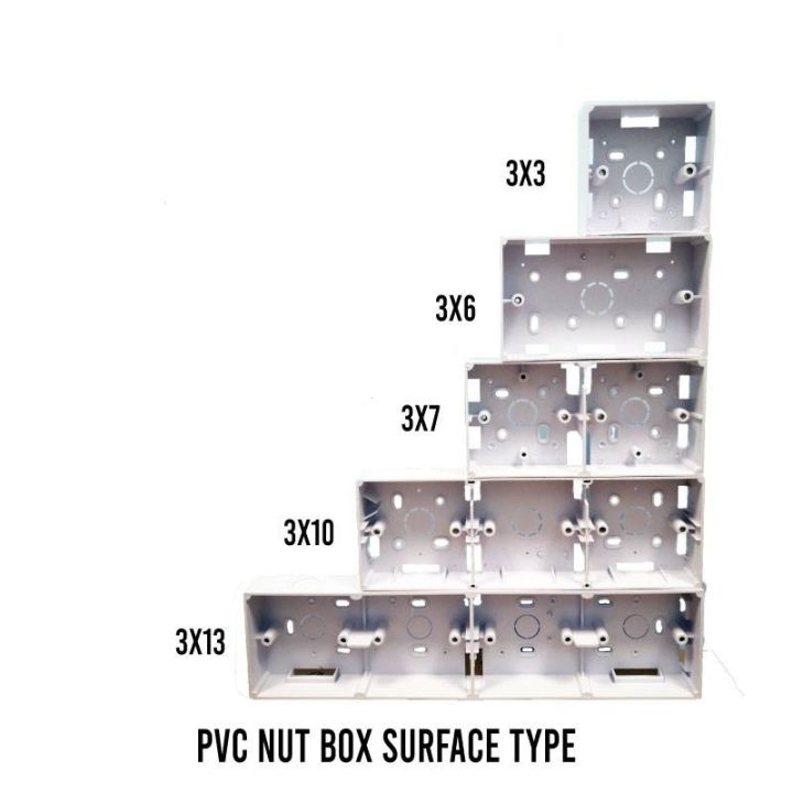 PVC BOX 3X3, 3X6, 3X7, 3X10, 3X13 | Lazada