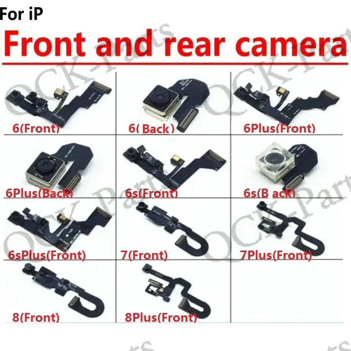 Original Front and Back Rear Camera For iphone 6 6s 7 8 Plus 6Plus ...