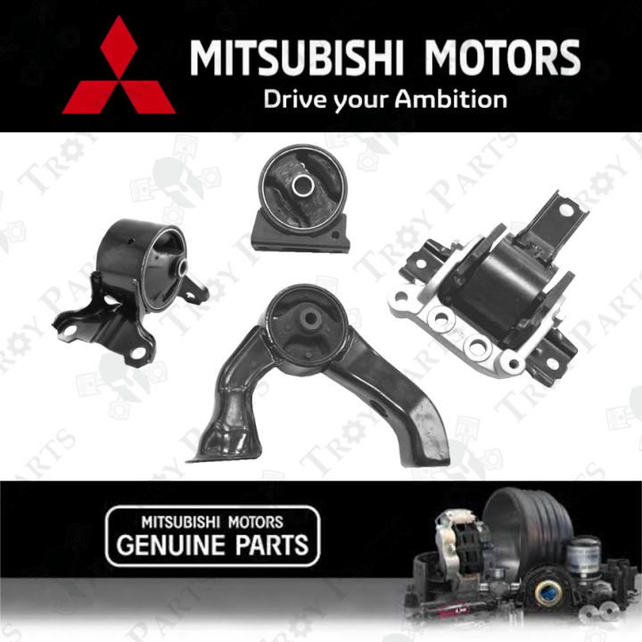 (4pc) Original Mitsubishi Engine Mounting Manual Set for Proton Inspira ...