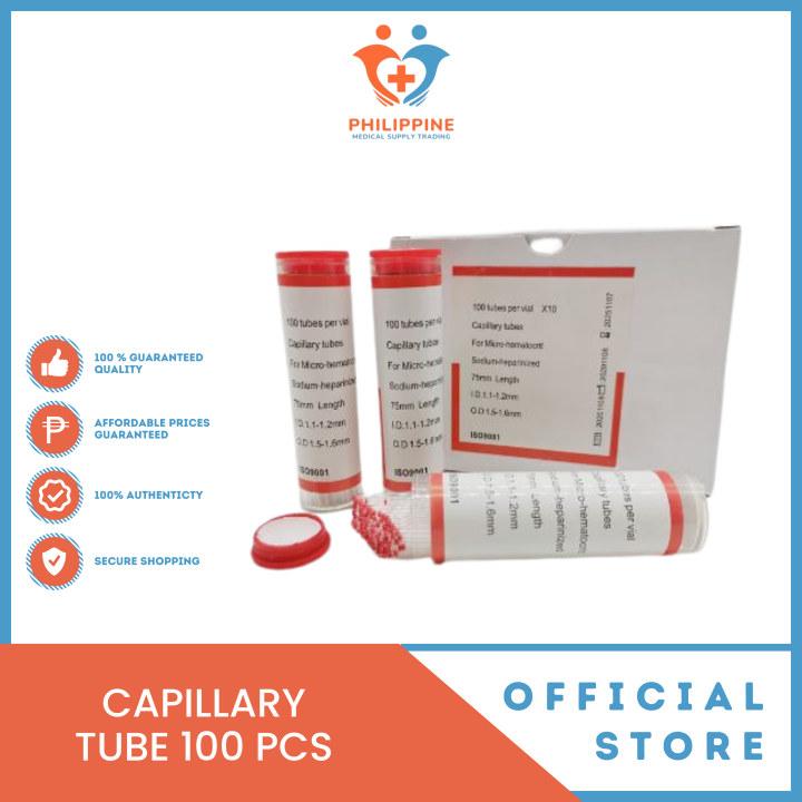 CAPILLARY TUBE 100 pcs | Lazada PH