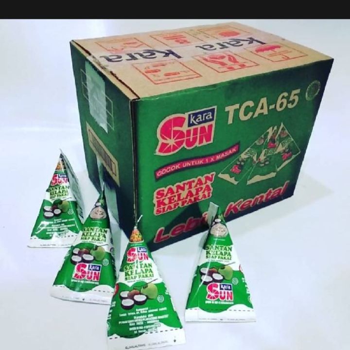 santan kelapa penyedap rasa 6pcs santan kara 65ml santen cair | Lazada ...