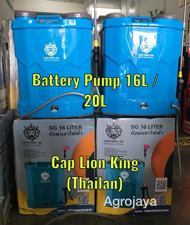 Pump Racun Bateri Lion-King Portable Rechargeable Battery Knapsack ...