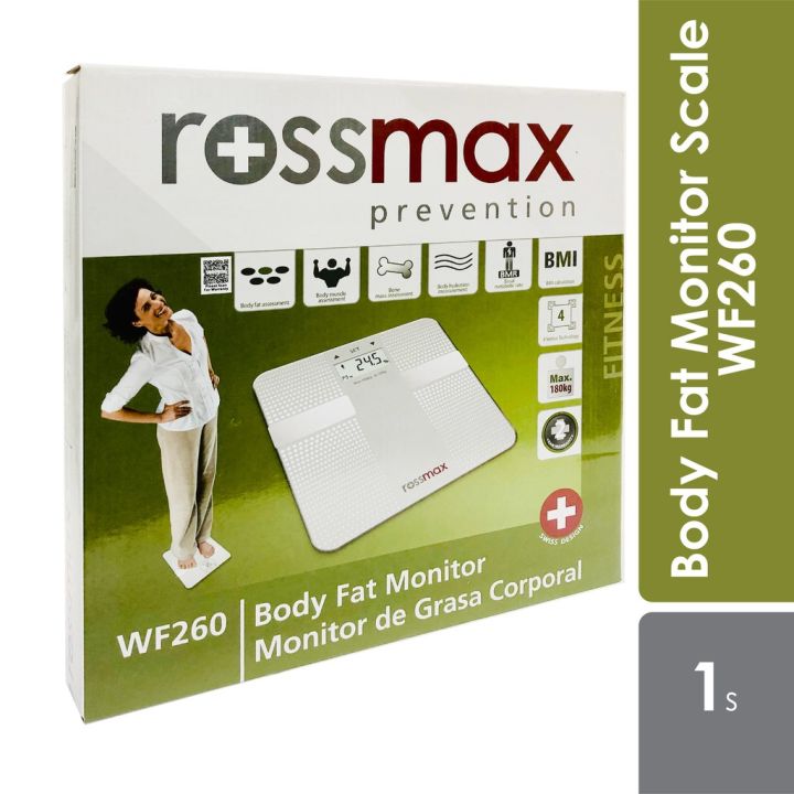 Rossmax Body Fat Monitor Scale WF260 | Lazada