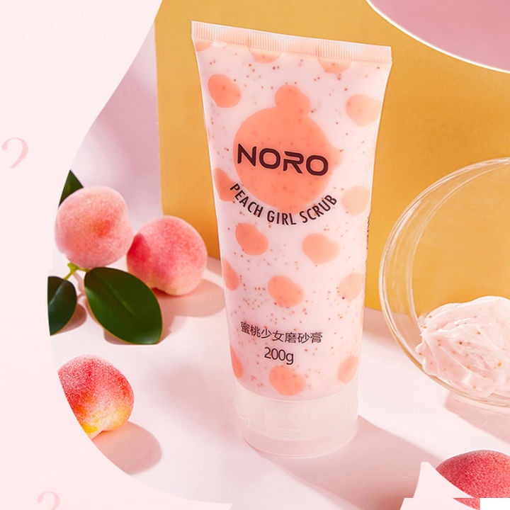 Honey Peach Scrub Cream for Removing Dead Skin, Body Scrub, and ...