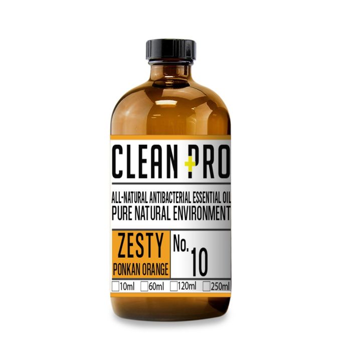 Clean Pro All Natural Essential Oil Antibacterial Diffuser; Zesty ...