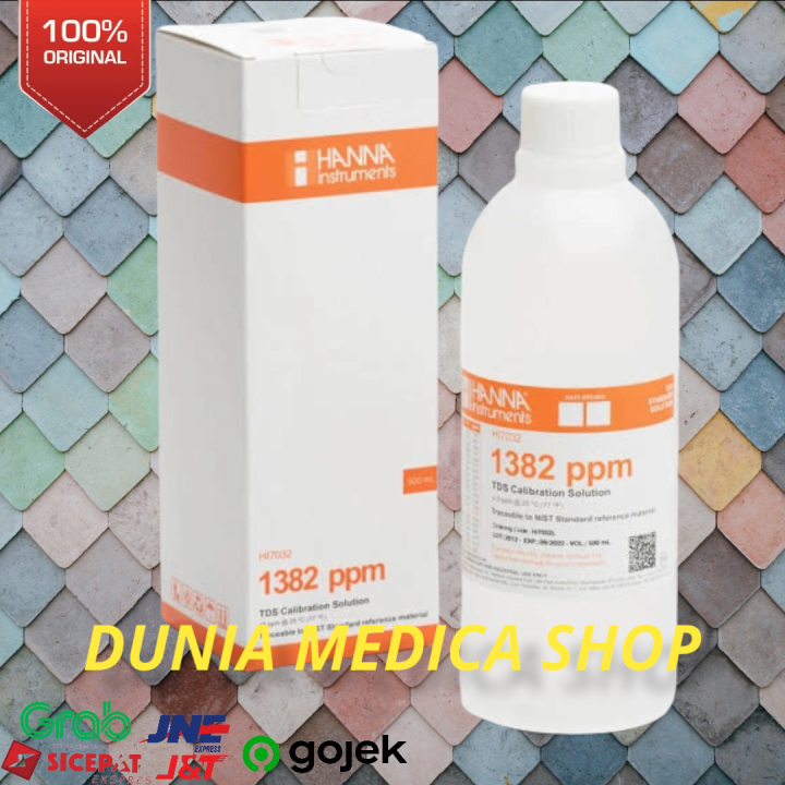 Cairan kalibrasi tds Hanna HI7032 1382 PPM 500ml | Lazada Indonesia