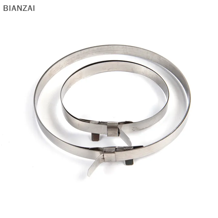 BIANZAI 4pcs Axle CV Joint Boot Clips Kit Stainless Steel Cable Tie ...