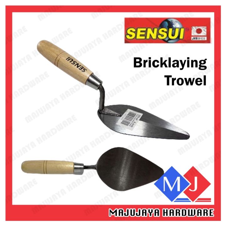 SENSUI Heavy Duty Brick Trowel 6" 7" 8" Cement Bricklaying Trowel Camca ...