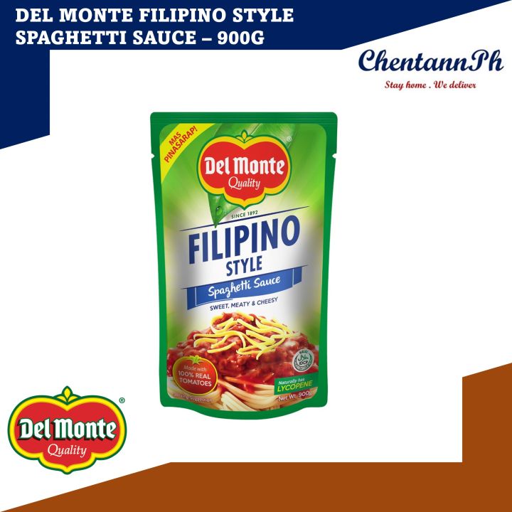 DEL MONTE Filipino Style Spaghetti Sauce the No. 1 Spaghetti Sauce in ...