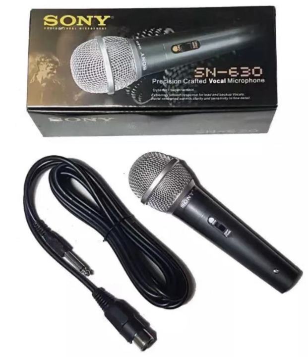 SONY SN-630 Videoke/Karaoke Dynamic microphone | Lazada PH
