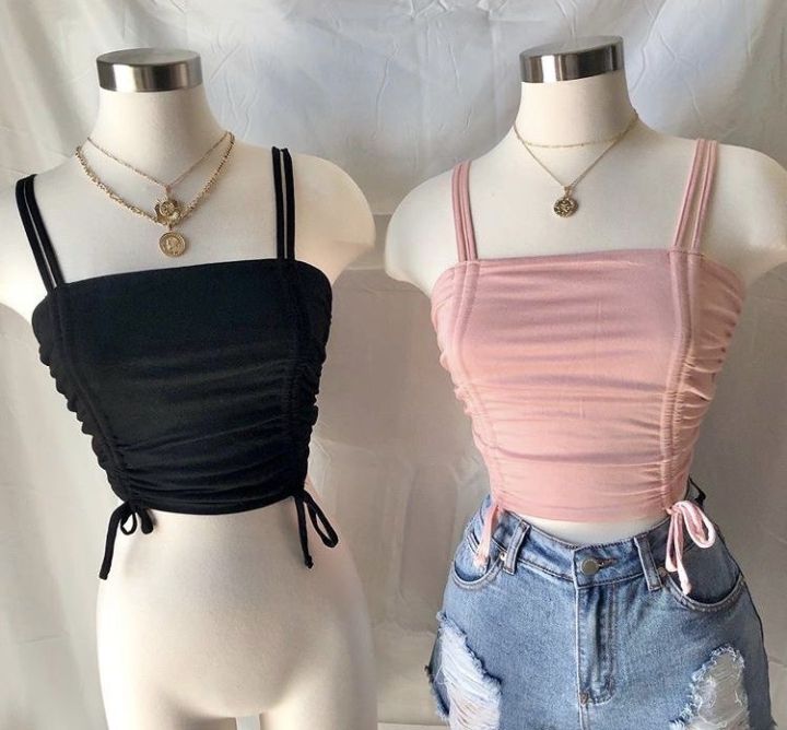TRENDYTEESPH Two drawstring Crop top for Women Trendy Bangkok and ...