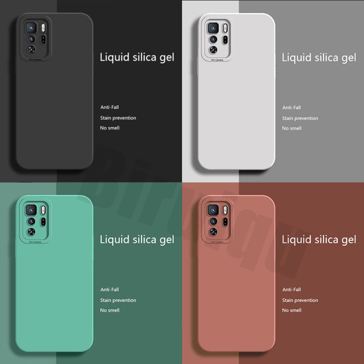 Biruiqu Xiaomi POCO X3 GT Casing The New Liquid Silicone Phone Case ...
