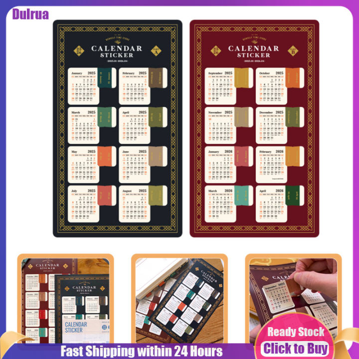 Dulrua 2 Sheets y Note 2025 Index Post Monthly Planner ers for Planners ...