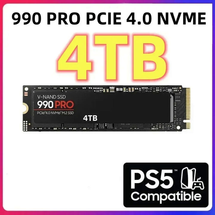 990PRO ของแท้1TB 2TB 4เทราไบต์ SSD M2 2280 PCIe 4.0 NVME 10000อ่านเมกะ ... 990PRO ของแท้1TB 2TB 4เทราไบต์ SSD M2 2280 PCIe 4.0 NVME 10000อ่านเมกะ ...