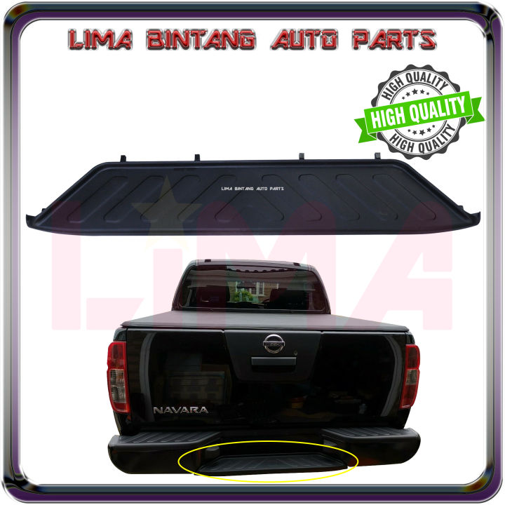 Nissan Navara D40 Rear Bumper Top Step Board Rear Bumper Protector Plastic Cover Center Value For Money Car Parts Lazada Lazada