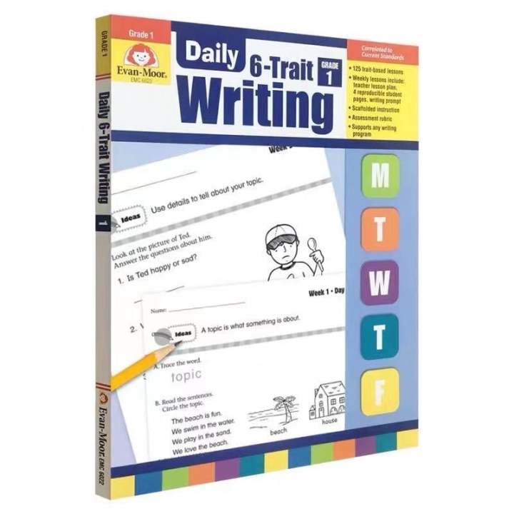 Evan-Moor Daily 6-Trait Writing Grade 1~8 แบบฝึกหัด การเขียน | Lazada.co.th