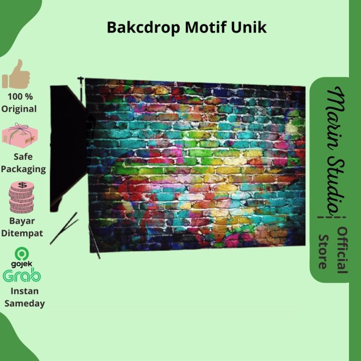 Backdrop Foto Studio Background Unik Motif Fotografi Unik Model Wood 90 ...