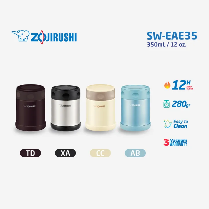 Zojirushi SW-EAE35 AB Food Jar Termos Makanan - 350 mL [Biru] | Lazada ...
