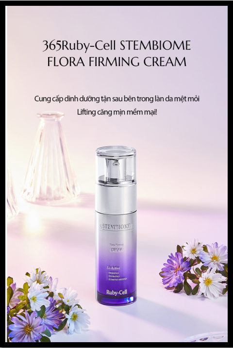 Kem dưỡng 365 RUBY-CELL Kem dưỡng ẩm cải thiện làn da Rubycell Stembiome Flora Firming Cream ...