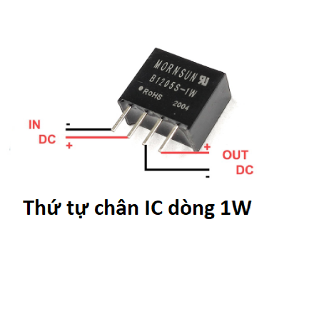 Module nguồn cách ly B1212, B0505, B1205, B2405, B0503, B0512, B2424 DC ...
