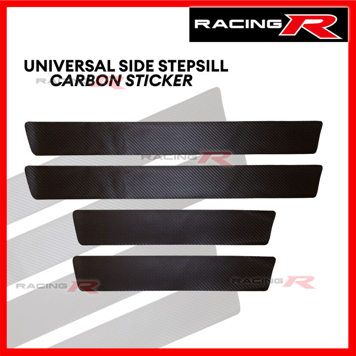Universal Side Stepsill / Step sill Carbon Sticker FORD / HONDA ...
