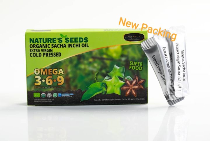 Organic Sacha inchi oil 有机印加果油 5ml X 30 sachets | Lazada