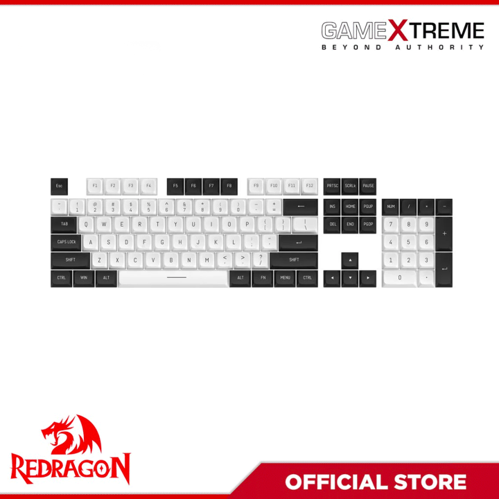 Redragon A132 PBT Double Shot Keycap-150 Keycaps For All Mechanical ...