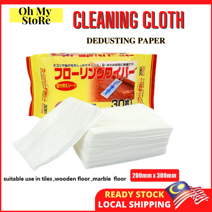 ohmystore Refill Quickle Dry Floor Dust Wiper Mop Pad Sheet Catch Dust ...