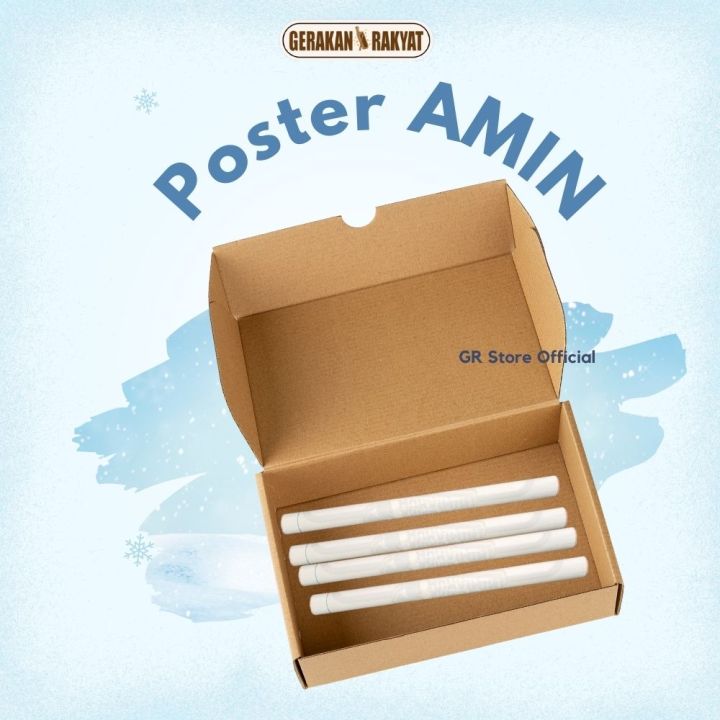 Poster AMIN Gerakan Rakyat | Lazada Indonesia