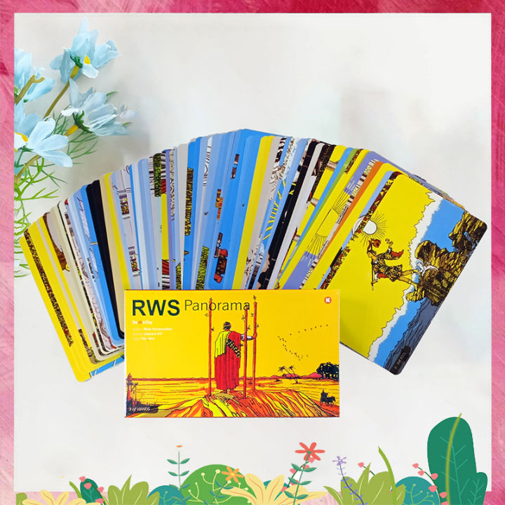 Panorama rws phong cách thẻ Tarot cổ điển, kích thước 10.3*6cm, thẻ bói ...